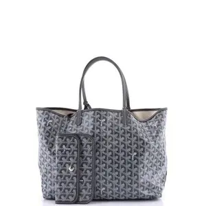 Goyard Saint Louis Tote Coated Canvas Pm - Grey