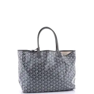 Goyard Saint Louis Tote Coated Canvas Pm - Grey