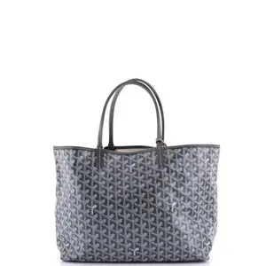 Goyard Saint Louis Tote Coated Canvas Pm - Grey
