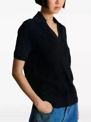 Balmain Monogram-jacquard Knitted Top