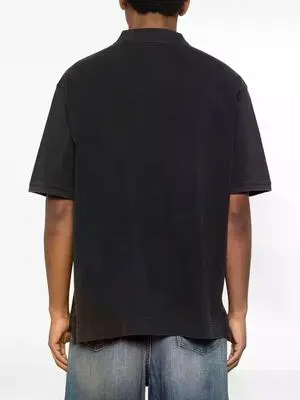 Acne Studios Washed Logo Polo Shirt