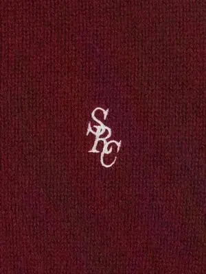 SPORTY & RICH Cashmere Sweater - Red