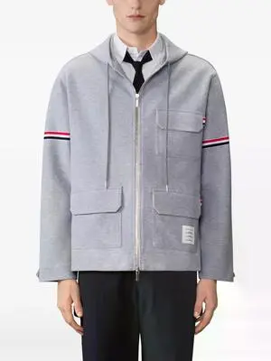 Thom Browne Zip-fastening Hooded Jacket