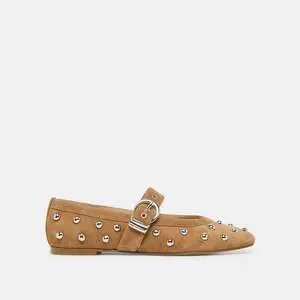 DOLCEVITA Mikel Studded Suede Ballet Flats