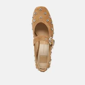 DOLCEVITA Mikel Studded Suede Ballet Flats