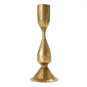 STORIED HOME Round Hand-forged Metal Taper Holder