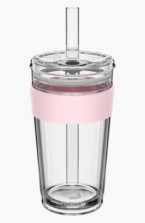 KEEPCUP Cold Cup Longplay With Boba Straw - Pashmak Pink