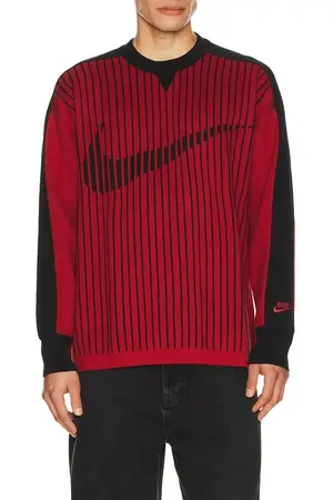 Nike Jersey Sweater - Team Crimson & Black