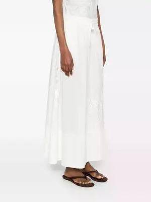 P.a.r.o.s.h Ninja Embroidery Maxi Skirt