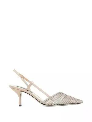 Giorgio Armani Braided Slingback Pumps