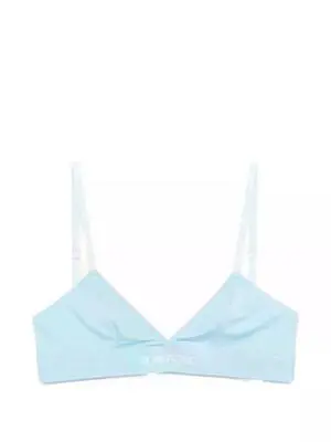 TOM FORD Triangle Logo-detail Bra - Blue