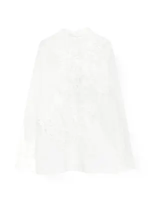 P.a.r.o.s.h Ninja Embroidered Shirt - White
