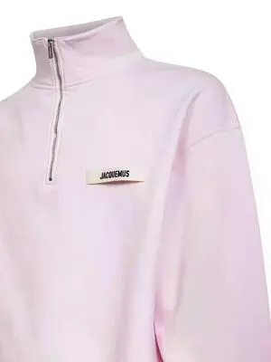 Jacquemus Zip Stand-collar Sweatshirt