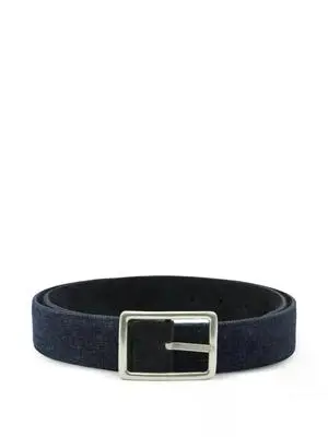MOORER Square Buckle Belt - Blue
