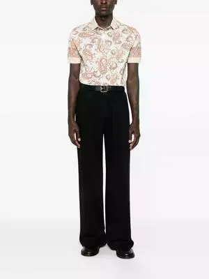 Etro Paisley-print Polo Shirt
