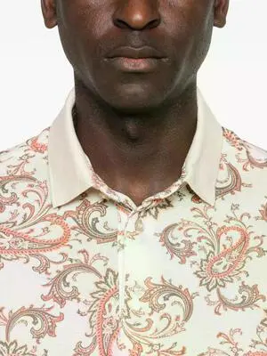 Etro Paisley-print Polo Shirt