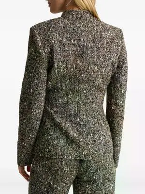 St. John Buttoned Tweed Jacket