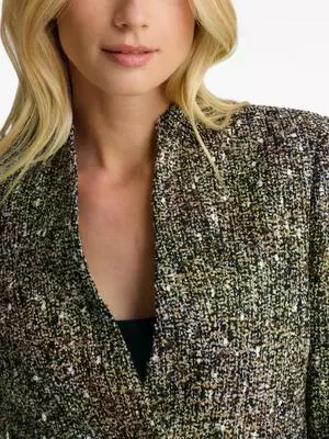 St. John Buttoned Tweed Jacket