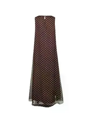 P.a.r.o.s.h Polka-dot Maxi Dress