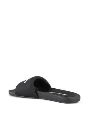 Alexander Wang Logo-embossed Pool Slides