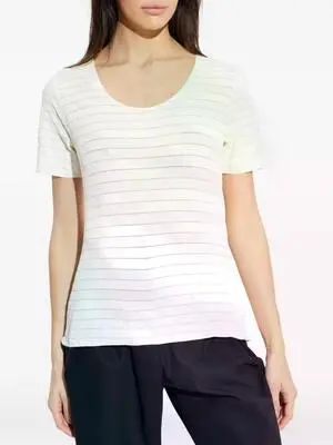 Emporio Armani Striped T-shirt - Neutrals