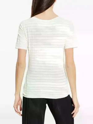 Emporio Armani Striped T-shirt - Neutrals