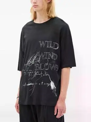 ANN DEMEULEMEESTER Dieter Slogan-print T-shirt