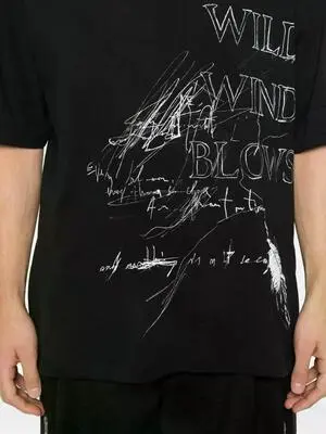 ANN DEMEULEMEESTER Dieter Slogan-print T-shirt