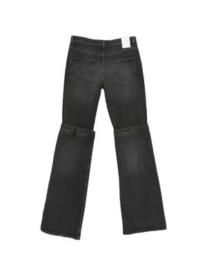 Coperni Open Knee-detail Wide-leg Jeans