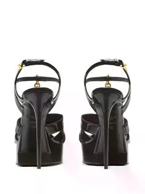 Balmain Platform Stiletto Sandals - Black