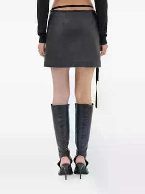 ANN DEMEULEMEESTER Leather Mini Skirt