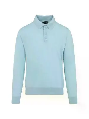 Giorgio Armani Long Sleeve Polos For Men
