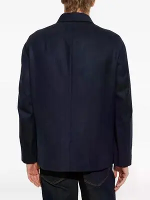 Giorgio Armani Herringbone Shirt Jacket