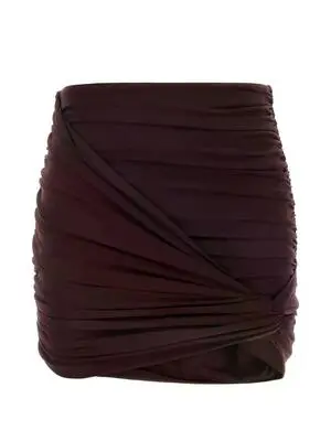 Magda Butrym Draped Ruched Mini Skirt