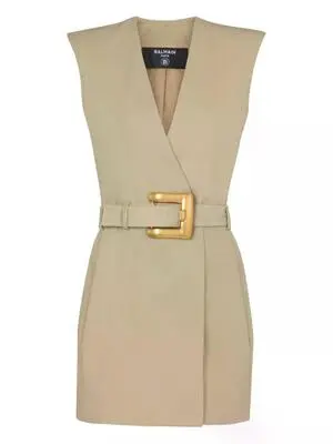 Balmain Belted Blazer Dress
