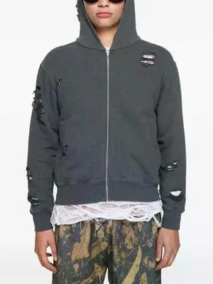 Acne Studios Distressed Jersey Hoodie