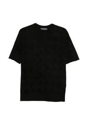 Dolce & Gabbana Logo Pattern T-shirt