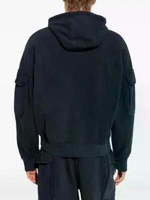 Emporio Armani Hooded Sweatshirt With Embroidered Logo