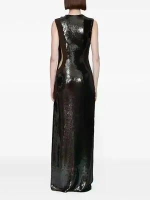 Christopher Esber Sequin Cutaway Dress