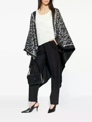 Emporio Armani Patterned Cape