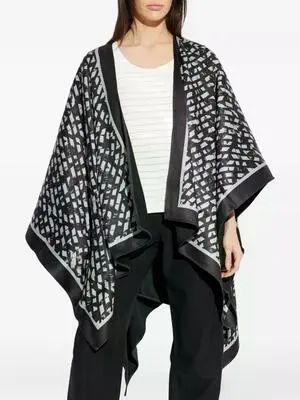 Emporio Armani Patterned Cape