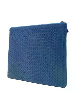Dragon Diffusion Woven Zip Clutch - Blue