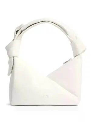 PATOU Bonbonnette Knot-detail Shoulder Bag - White