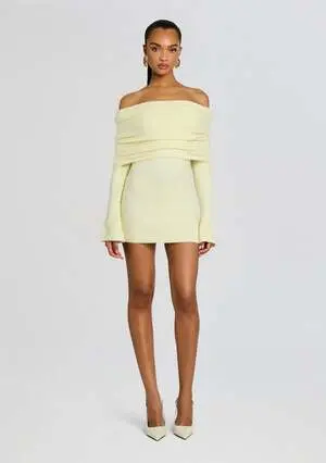 SEROYA Selene Mini Dress - Shortbread