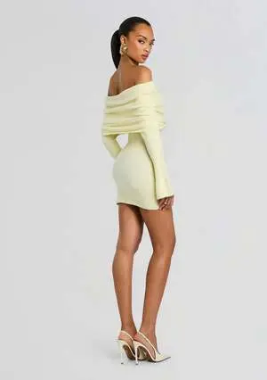 SEROYA Selene Mini Dress - Shortbread