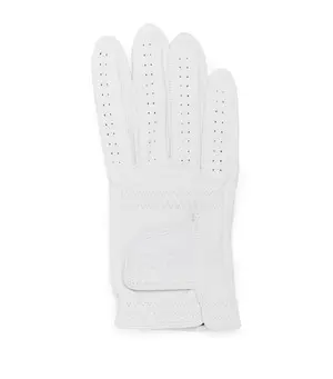 Rlx Ralph Lauren Leather Golfing Glove - White