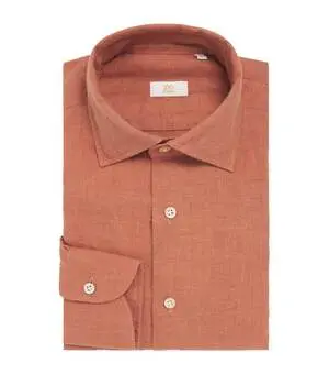 100HANDS Brushed Linen Shirt - Brown