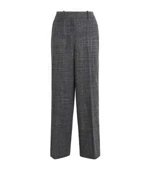 Women's Tailored Wool-Blend Trousers