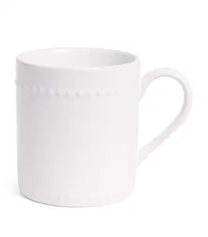 Harrods Stoneware Brompton Mug - White