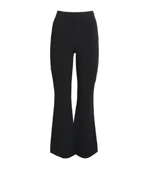 Theory Knitted Crepe Kick Trousers